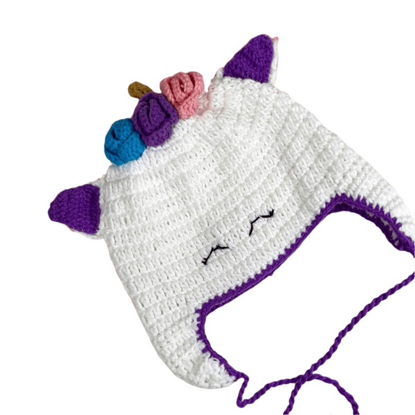 WOOLEN UNICOREN BEANIC — Keedlee