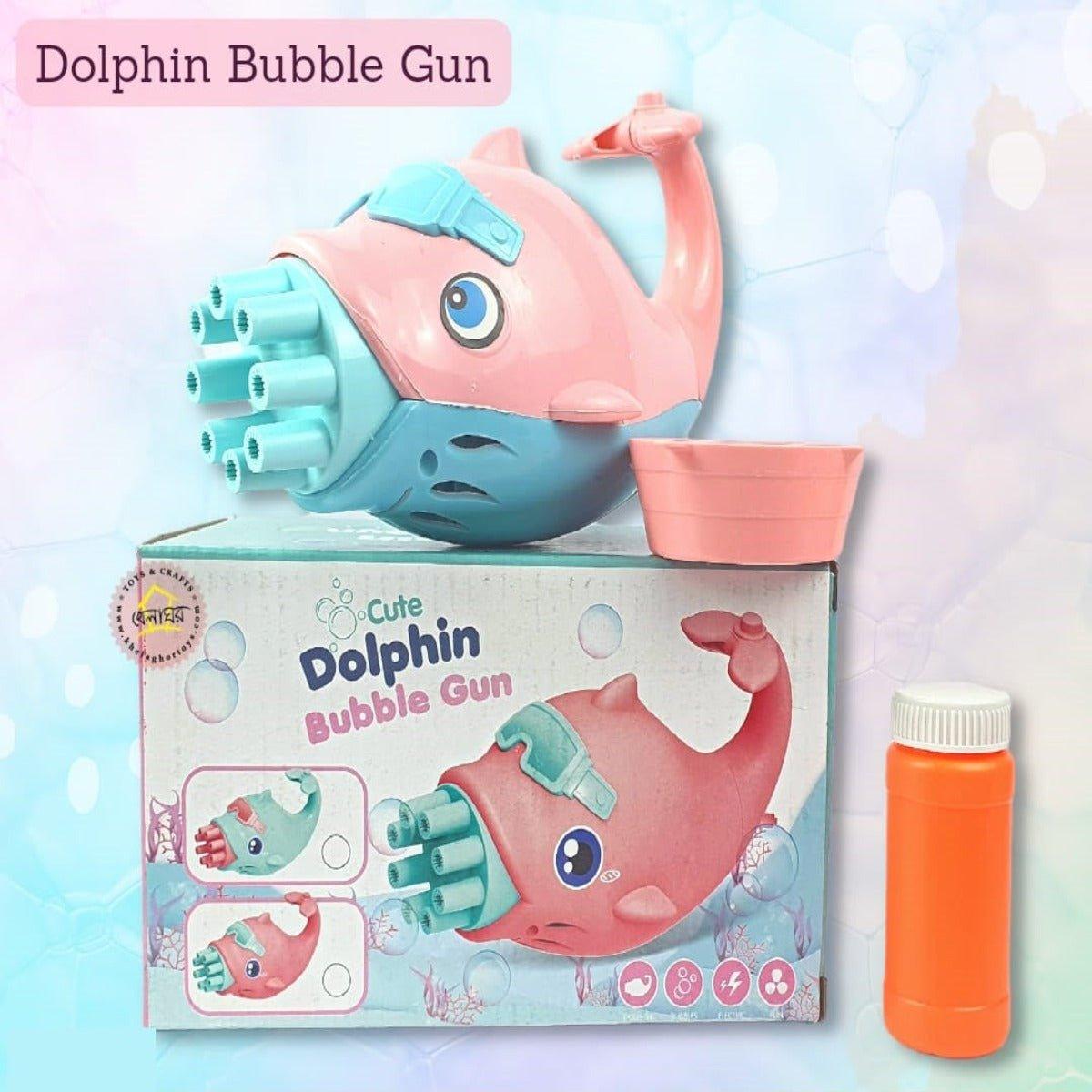 Dolphin Bubble Gun Fun & Educational Bubble Shooter for Kids